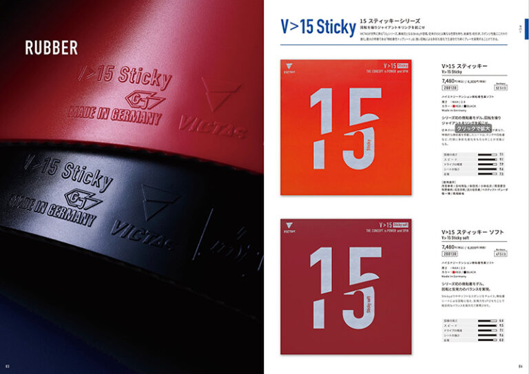 春夏シーズンの新作を一挙にお披露目！ VICTAS「2025 TABLE TENNIS CATALOG（2025年総合カタログ）」を公開 ｜ VICTAS ｜ 卓球王国WEB